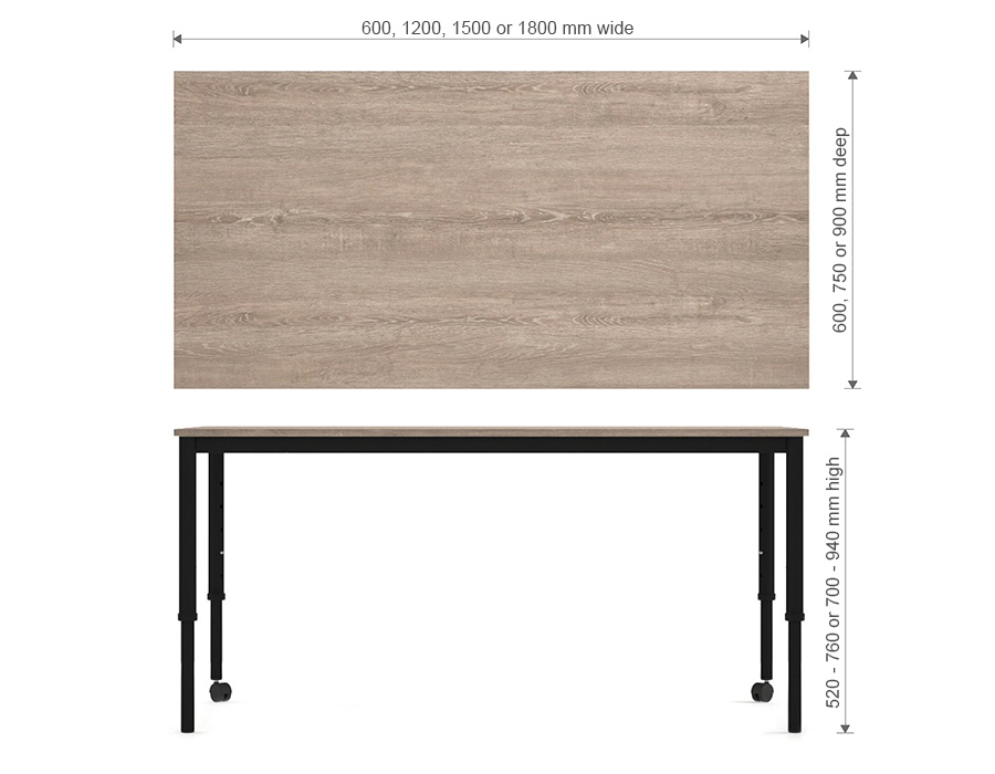 General Purpose Table - Adjustable Height | BFX Furniture